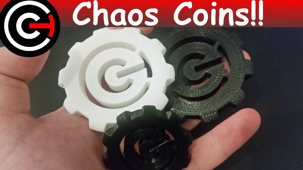 3D Printed Chaos Coins - My Maker Coins - YouTube