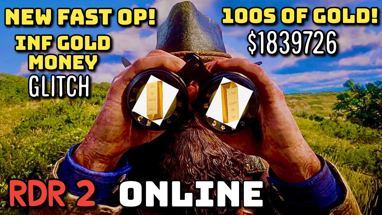 *NEW OP* INFINITE GOLD BARS + MONEY XP GLITCH! RDR2 ONLINE - RED DEAD ...