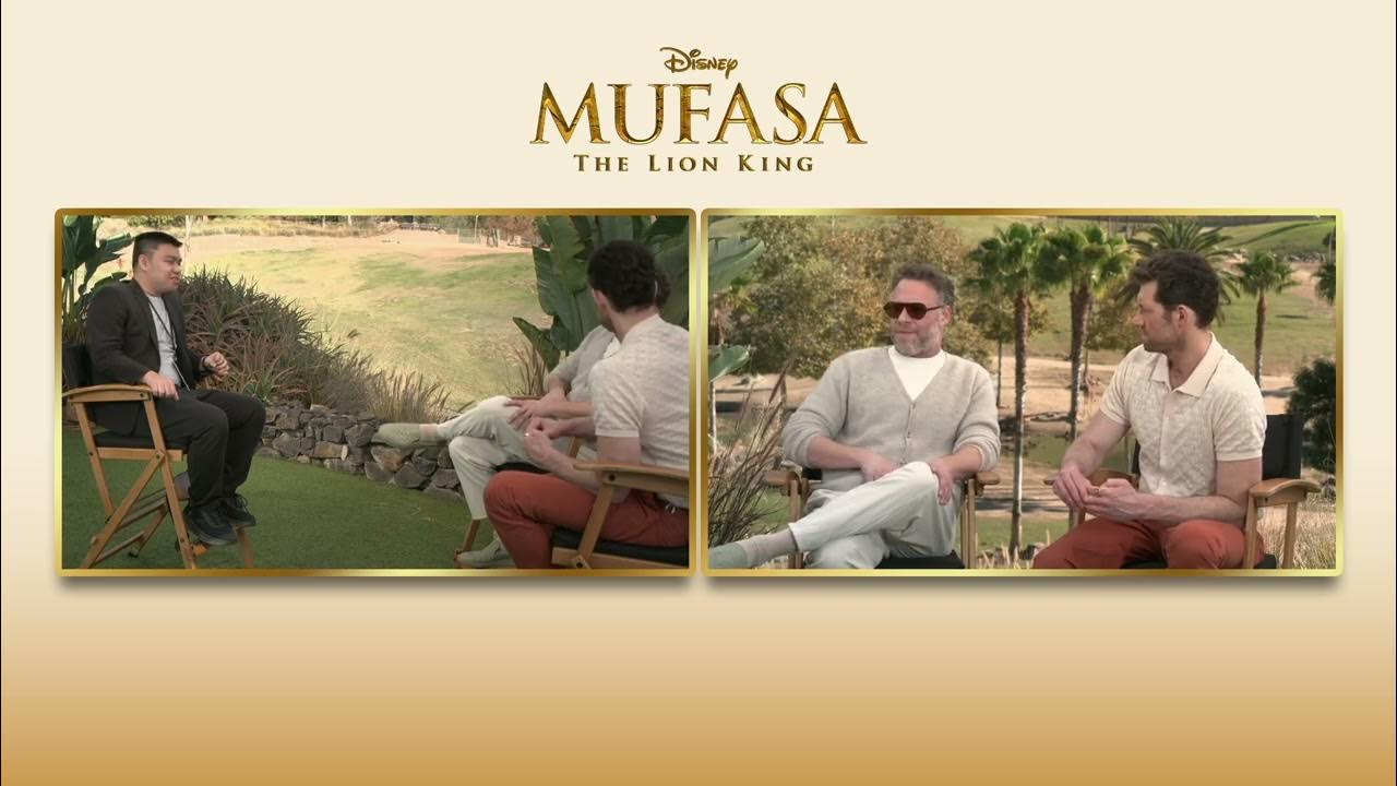 Mufasa Interview: Seth Rogen & Billy Eichner on Voicing Timon and Pumbaa - YouTube
