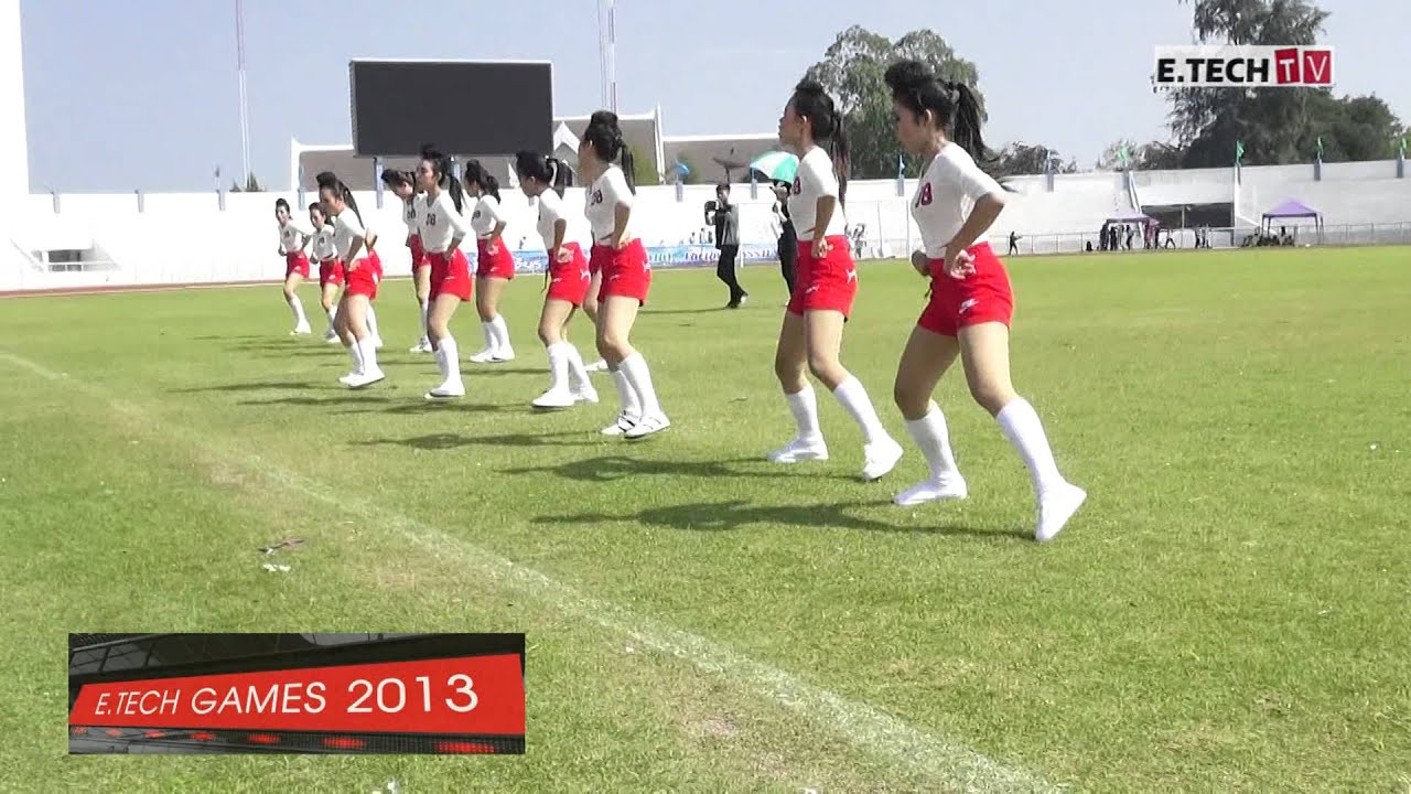 E.TECH Games 2013 การแข่งขันแอโรบิค สีแดง - YouTube