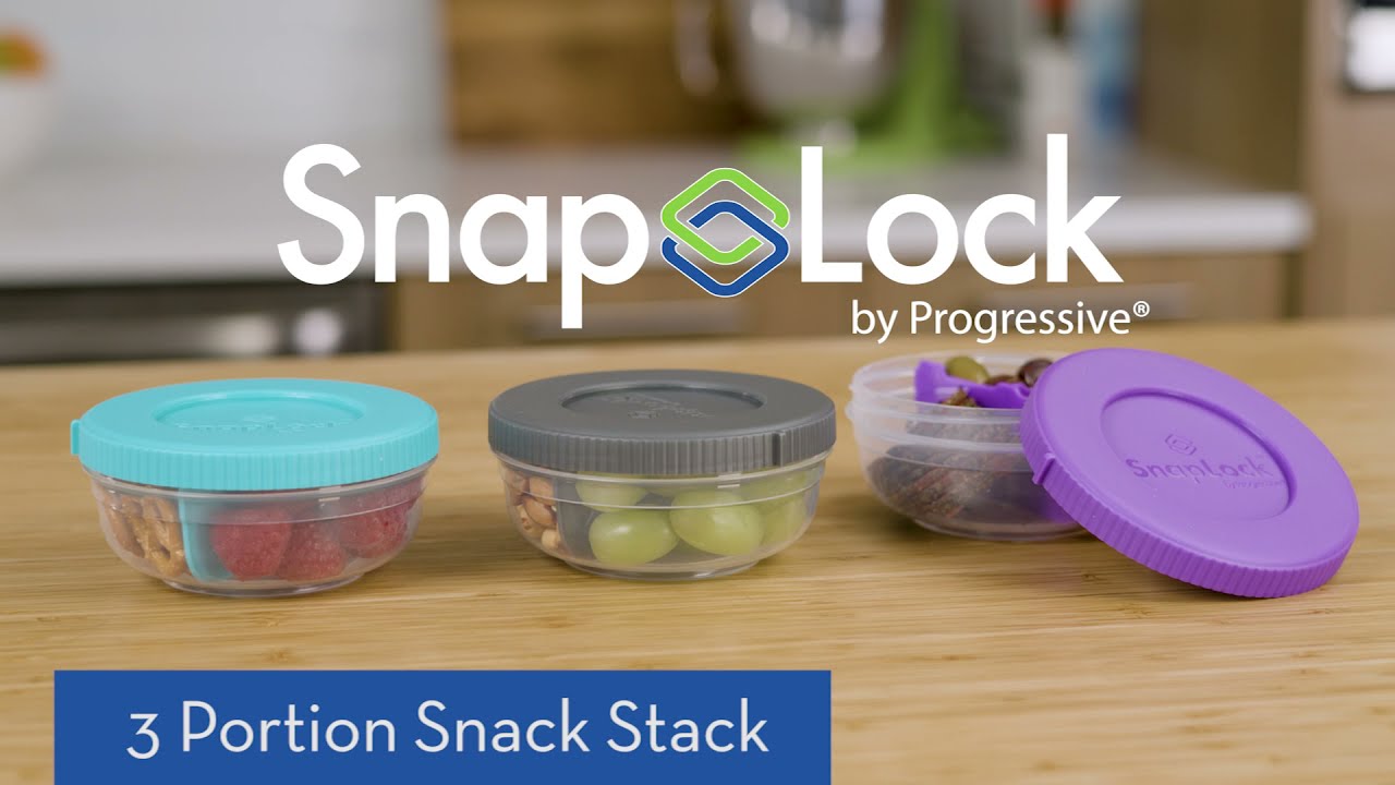 SnapLock Snack Stack - YouTube