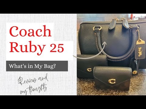 Coach Ruby Satchel | Review and WIMB - YouTube