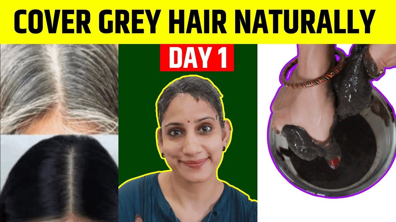 Day 1: Black Hair Mask for Grey Hair | Transform and REGROW Your Hair ...