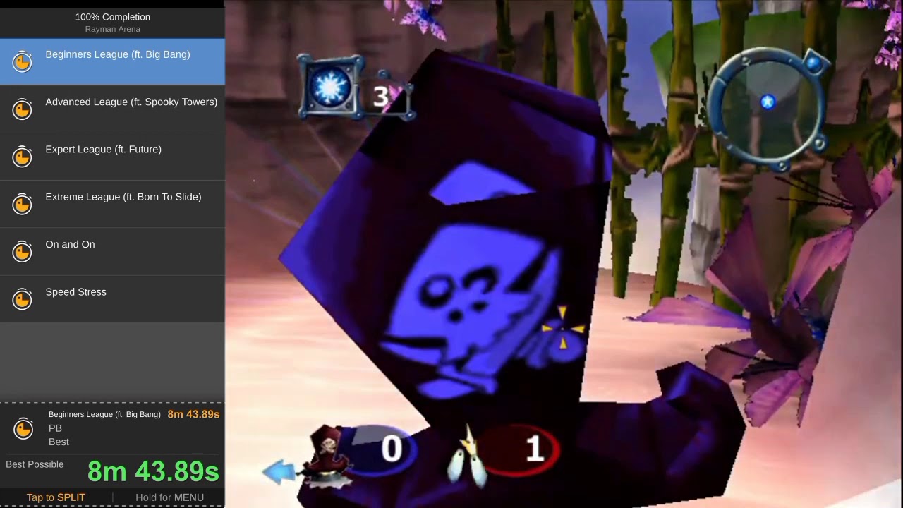 1/10/21 Rayman Arena PS2 100% Speedrun (RTA 3:18:03) - YouTube