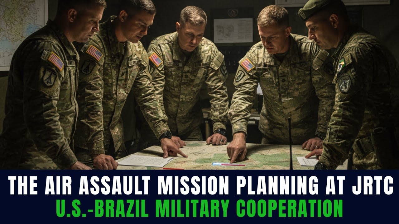 U.S. Army and Brazil Conduct Air Assault Planning 🧭 - YouTube