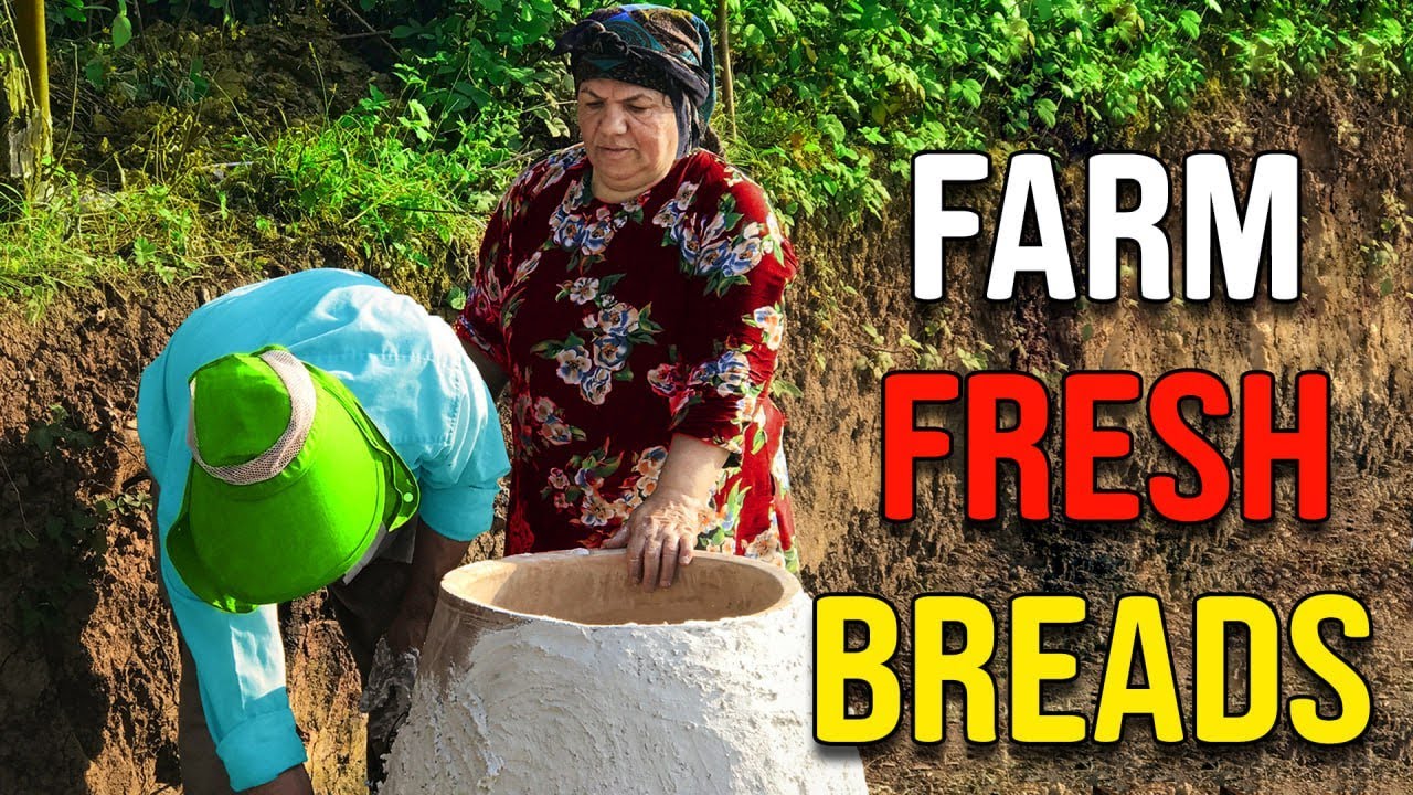 How to Make an oven for baking bread in the farm #bread #villagelife ...