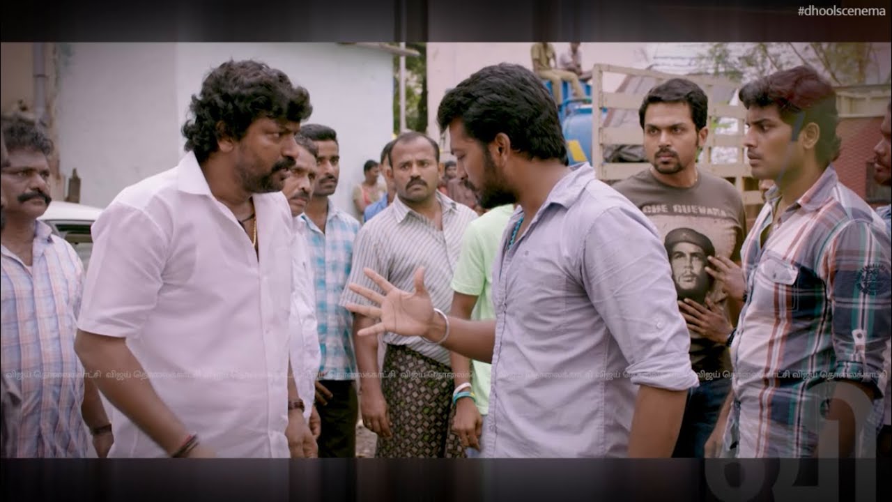 Anbu & Perumal arugument Scene - Madras | Dhool Scene Ma - YouTube