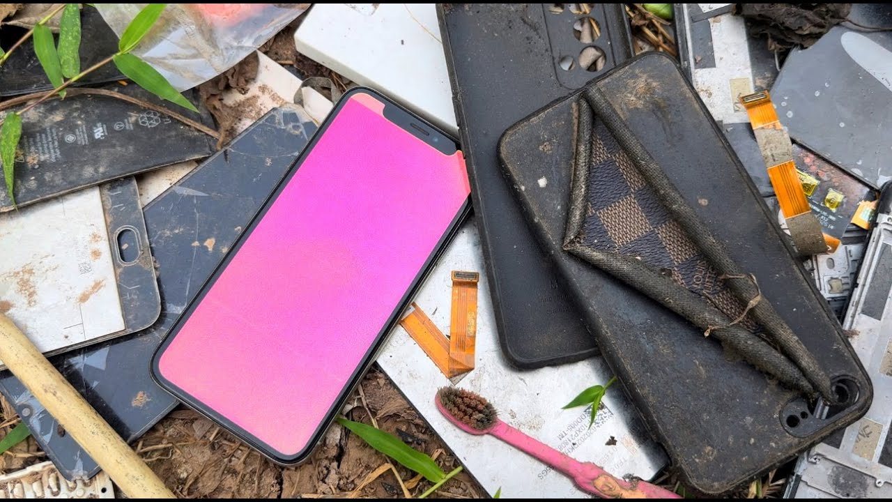 How i Restore Destroyed iPhone , Found From Rubbish👌 - YouTube