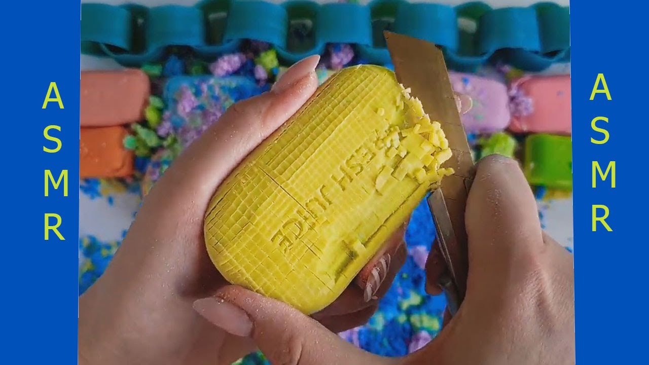 Asmr Soap//Cubes/АСМР/ Soap boxes with starch. - YouTube