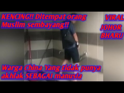 VIRAL: Warga China kencing!! Di tempt orang Muslim ambil air wuduk