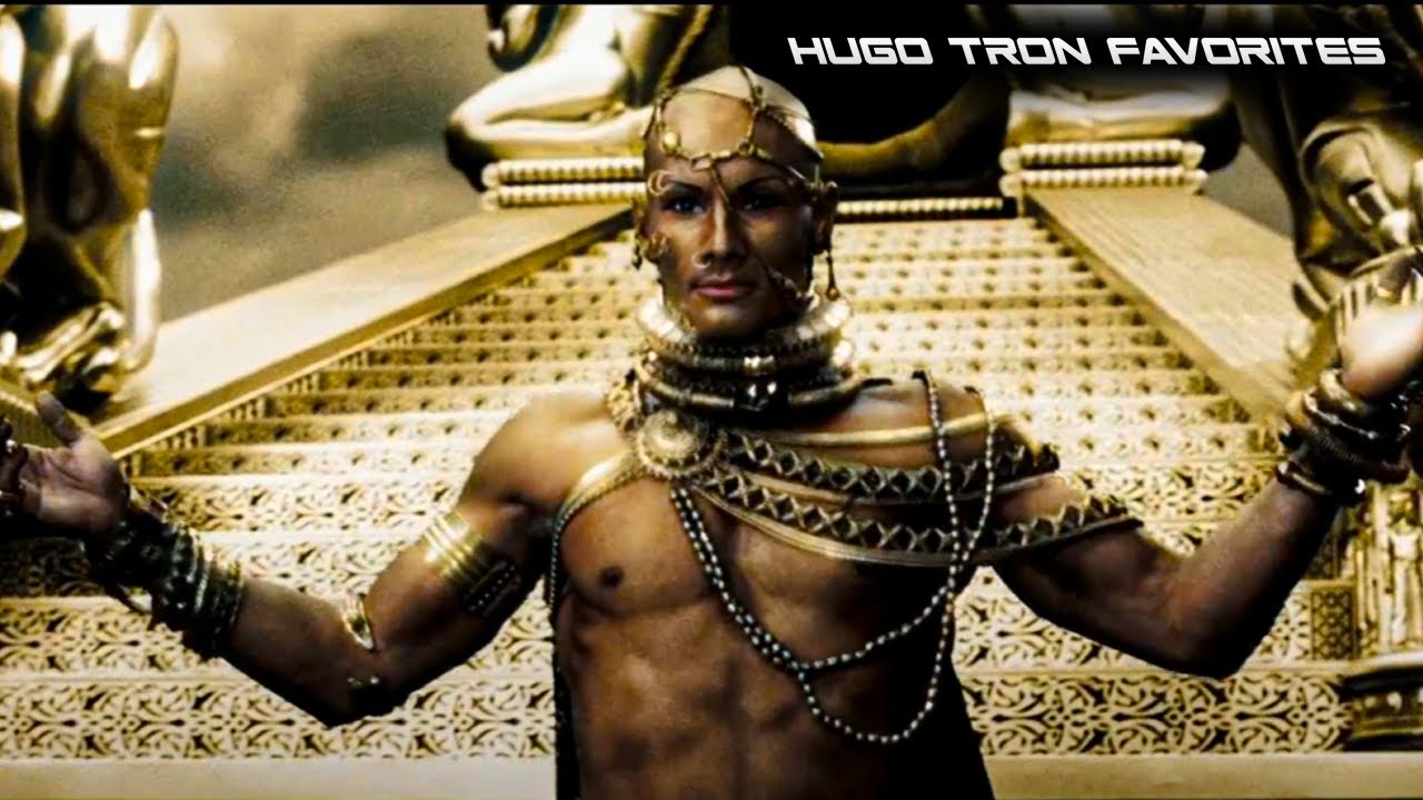 Xerxes says come Leonidas let us reason together and conversation Scene ...