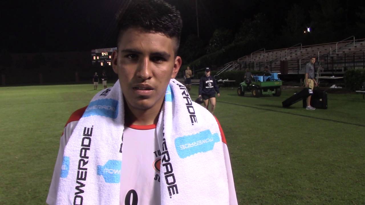 VIDEO: Men's Soccer Postgame - Isai Hernandez - Queens - YouTube