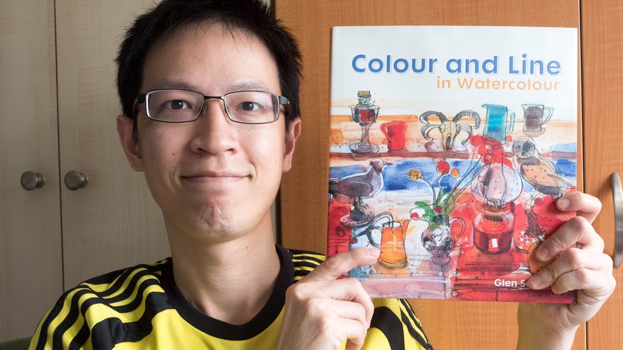 Book Review: Colour and Line in Watercolour by Glen Scouller - YouTube