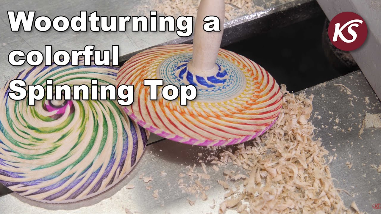 Turning a Spinning Top - Woodturning Project with Simon Hope - YouTube