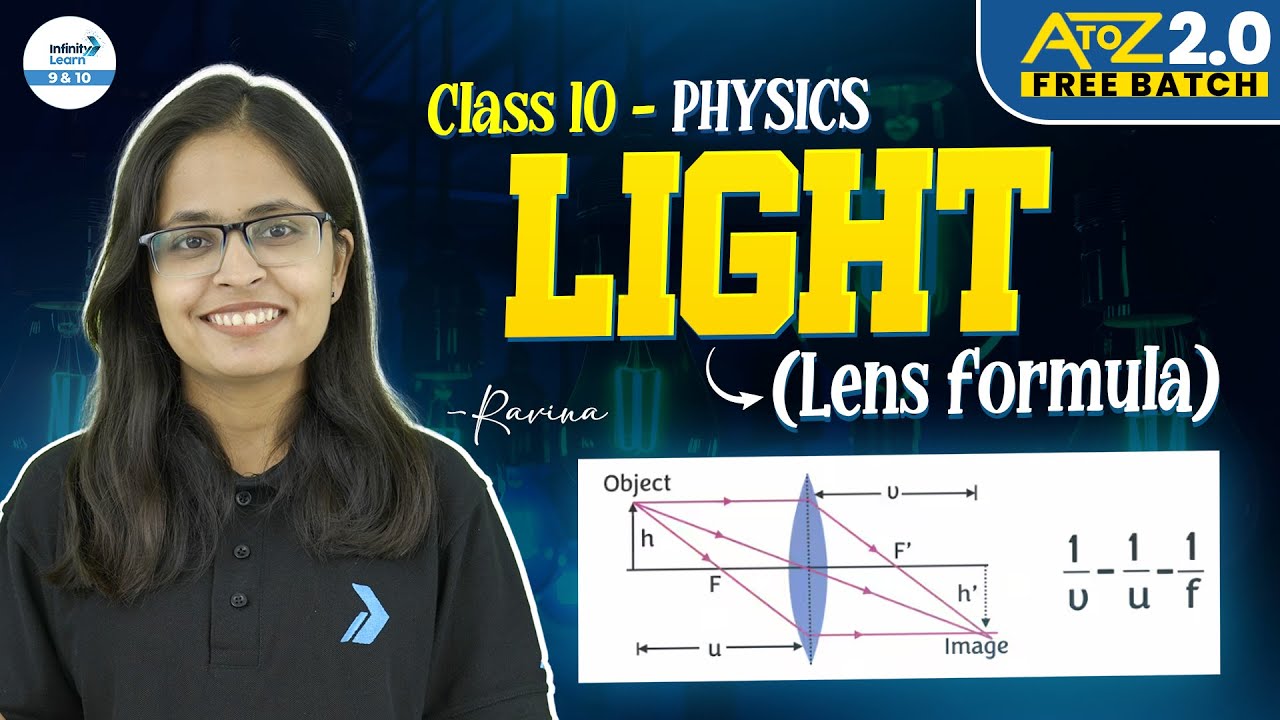CBSE Physics: Light - Lens Formula | Class 10 | NCERT Science | CBSE ...