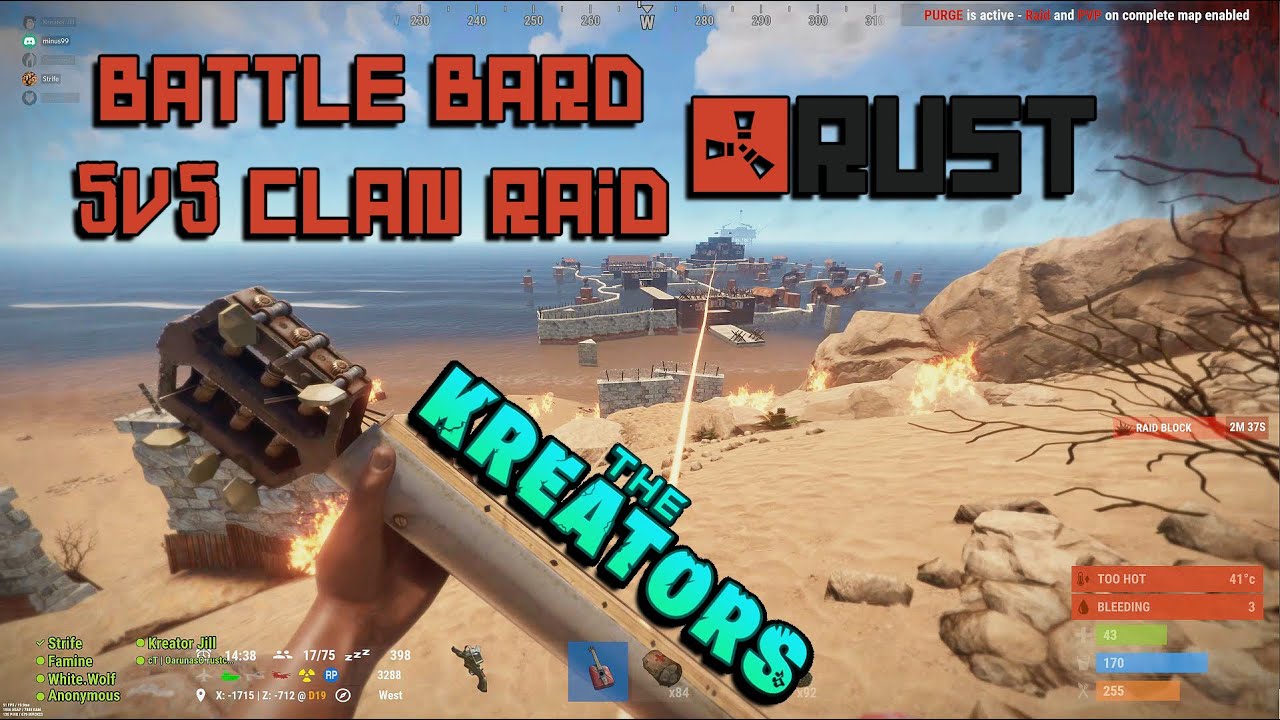Battle Bard & Epic Clan Fight | Rust - YouTube
