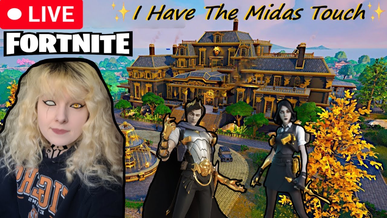 🔴 LIVE - I Have The Midas Touch 🫳 - Fortnite Chapter 6 Season 2 Outlaws ...