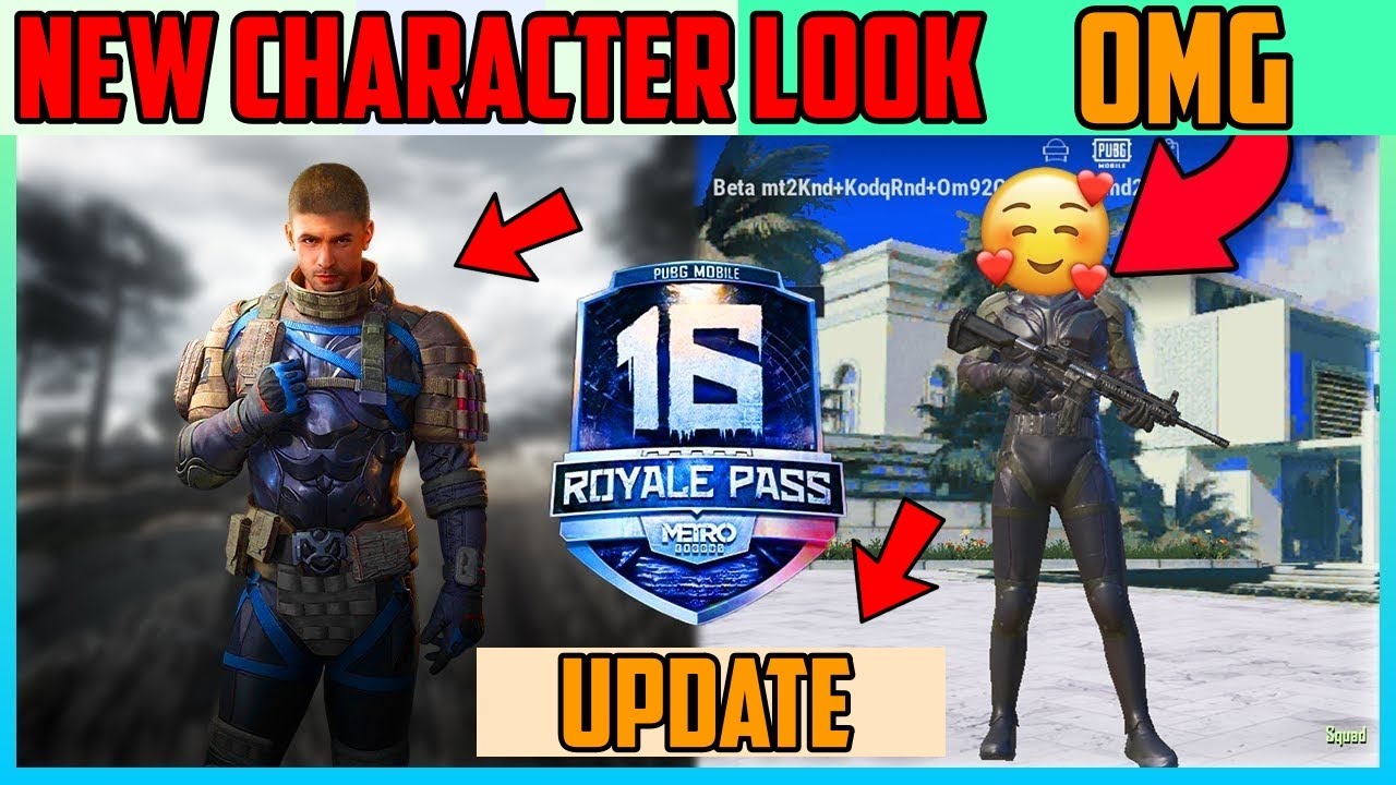 NEW CHARACTER LOOK IS HERE IN PUBG MOBILE || NEW UPDATES IN PUBG MOBILE ...
