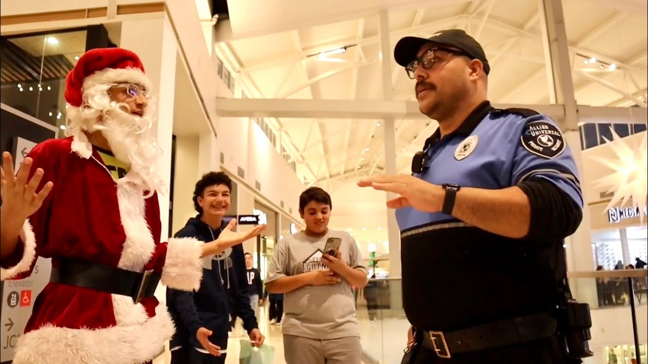 Santa vs Security! - YouTube
