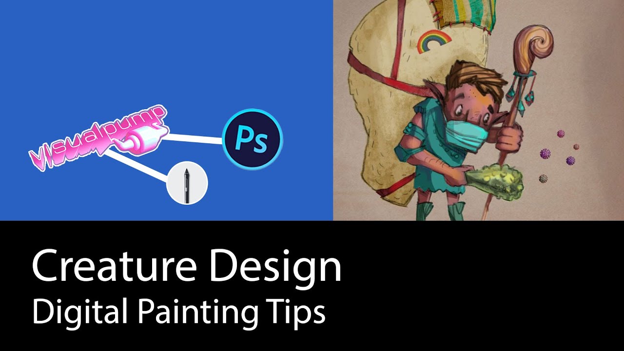 Digital Painting Creature in Photoshop. A Guide for Students doing ...