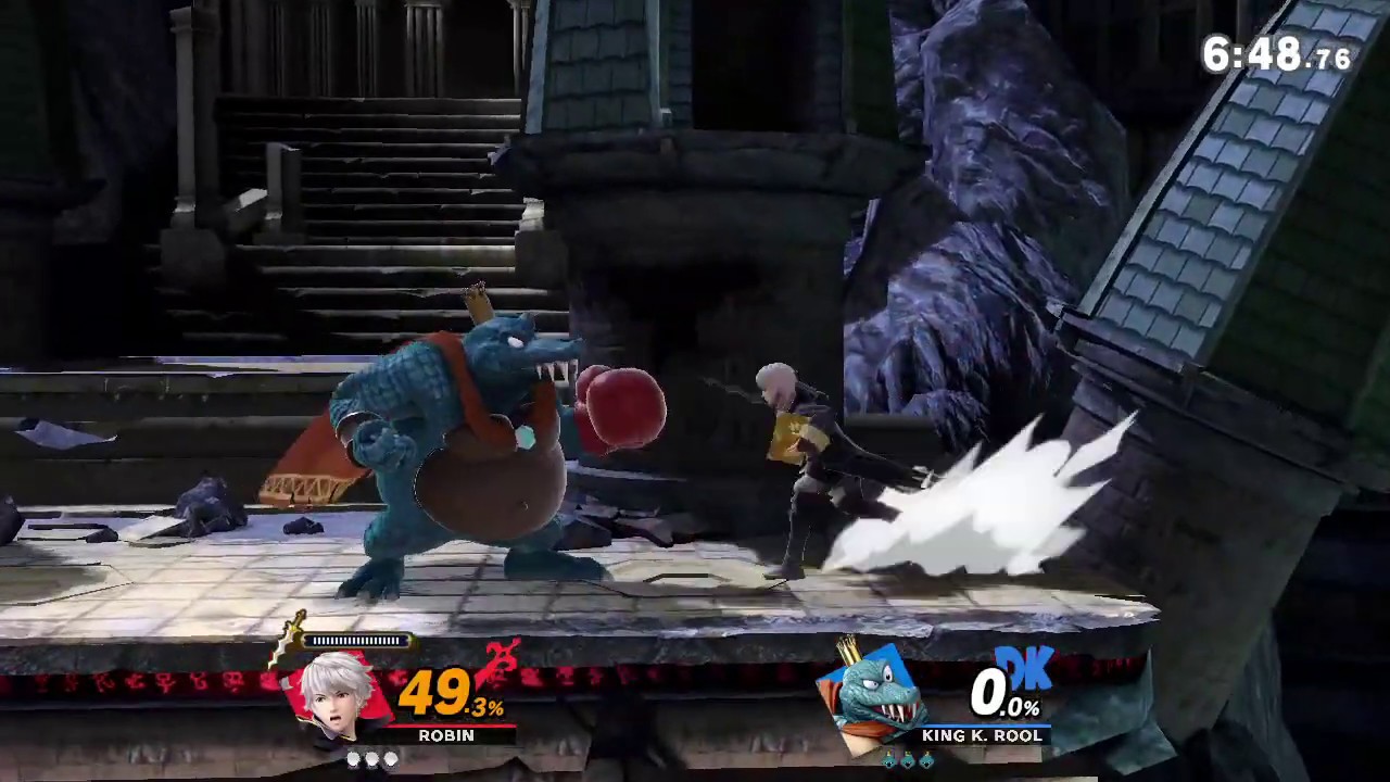 Smash Ultimate: Robin Combo on King K. Rool - YouTube