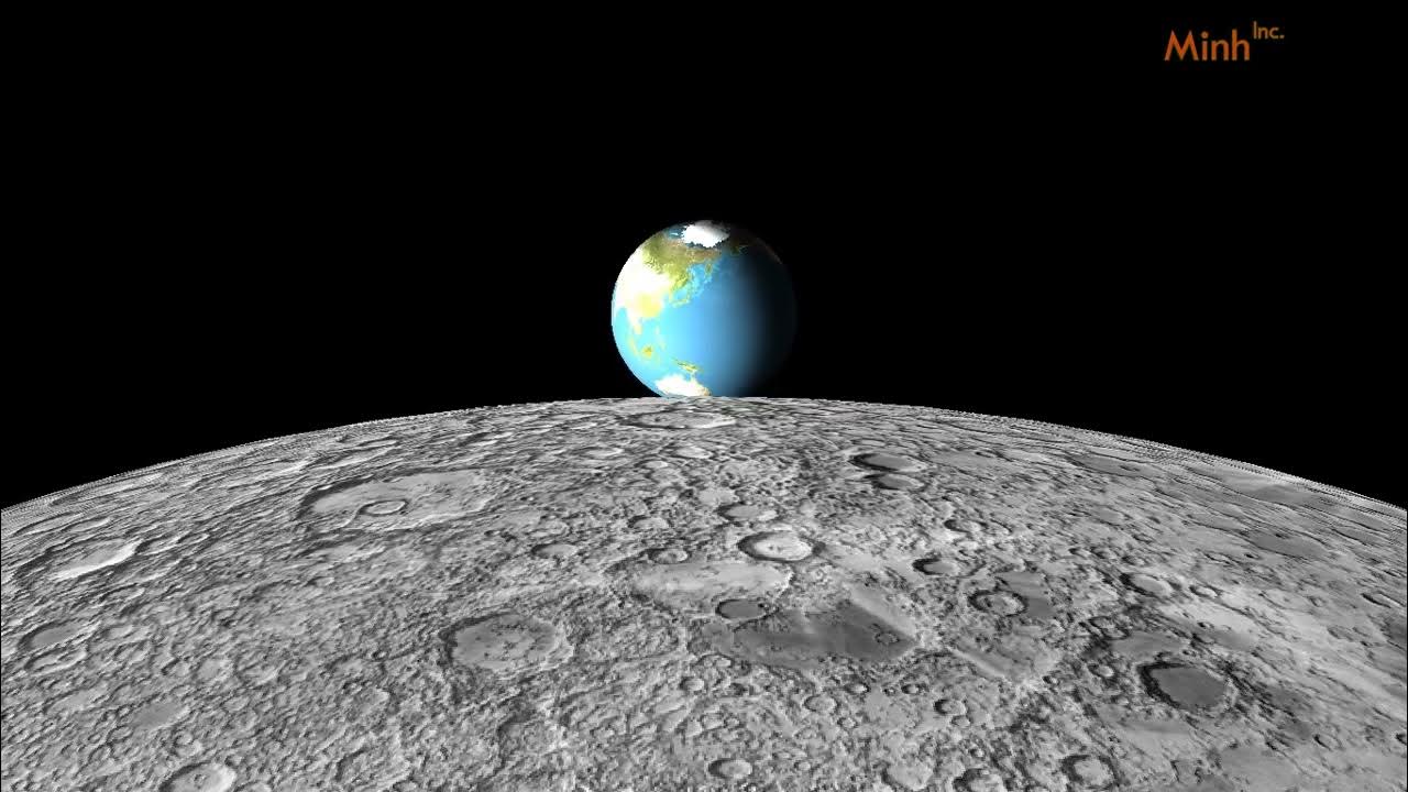 Earth view from Moon | OpenGL | MinhInc | July 2023 - YouTube