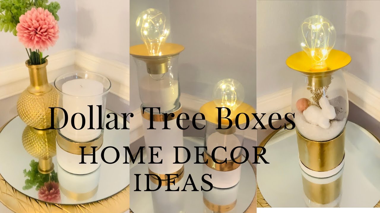 Dollar tree Boxes Home Decor DIY/new Dollar Tree Home Decor Ideas - YouTube