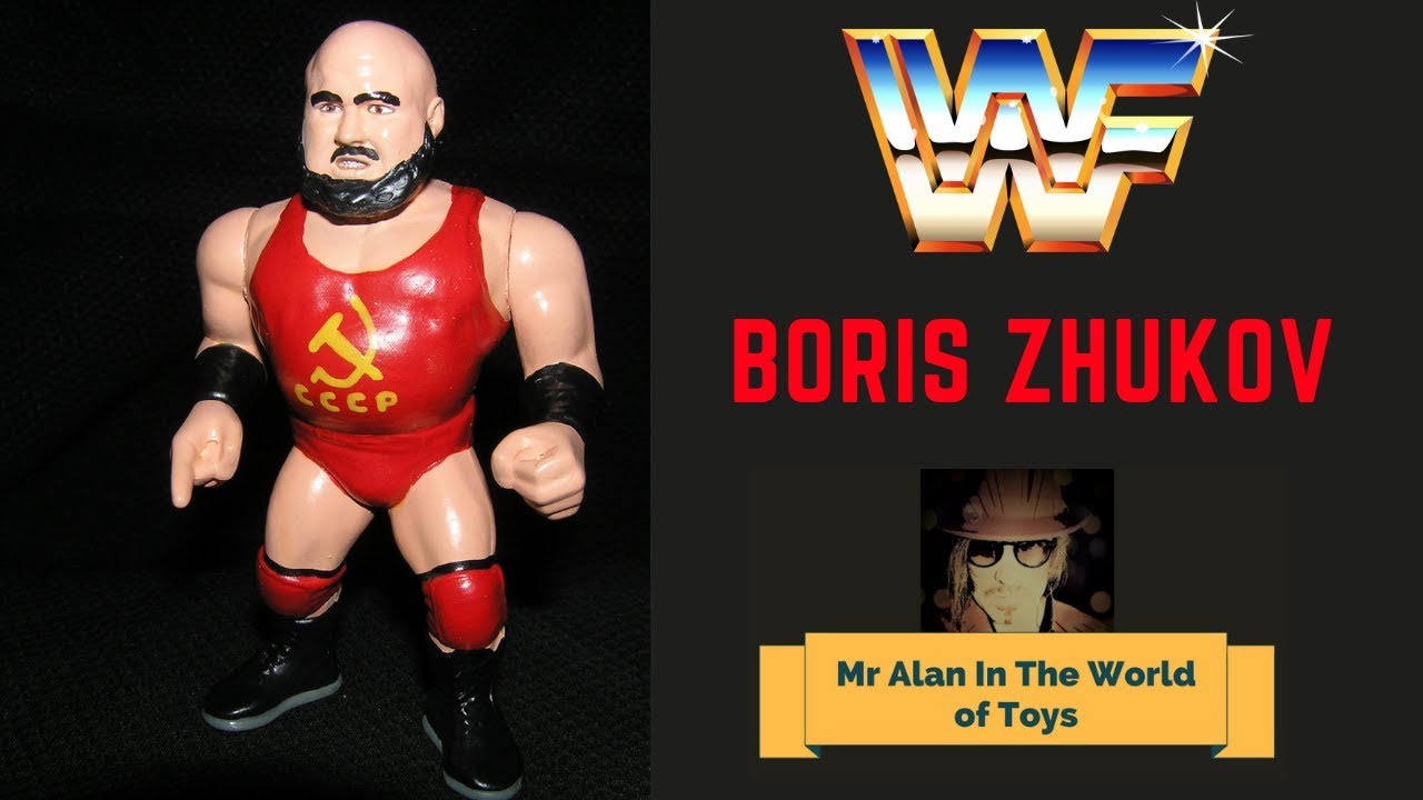 WWF Hasbro Custom Action Figure Boris Zhukov Review - YouTube
