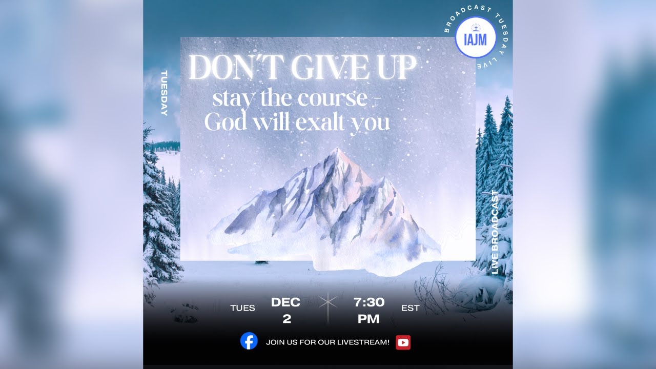 Don’t Give Up! Stay the Course - God Will Exalt You - YouTube