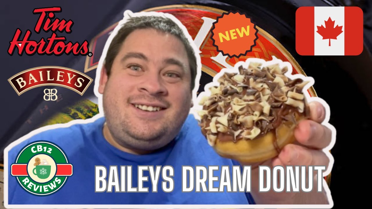 π¨π¦ Tim Hortons New Baileys Boston Cream Dream Donut Foodreview Timhortons Youtube