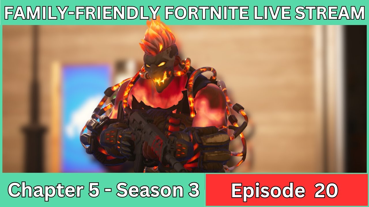 Fortnite Family Friendly Zero build LIVE STREAM - Chapter 5 Season 3 ...