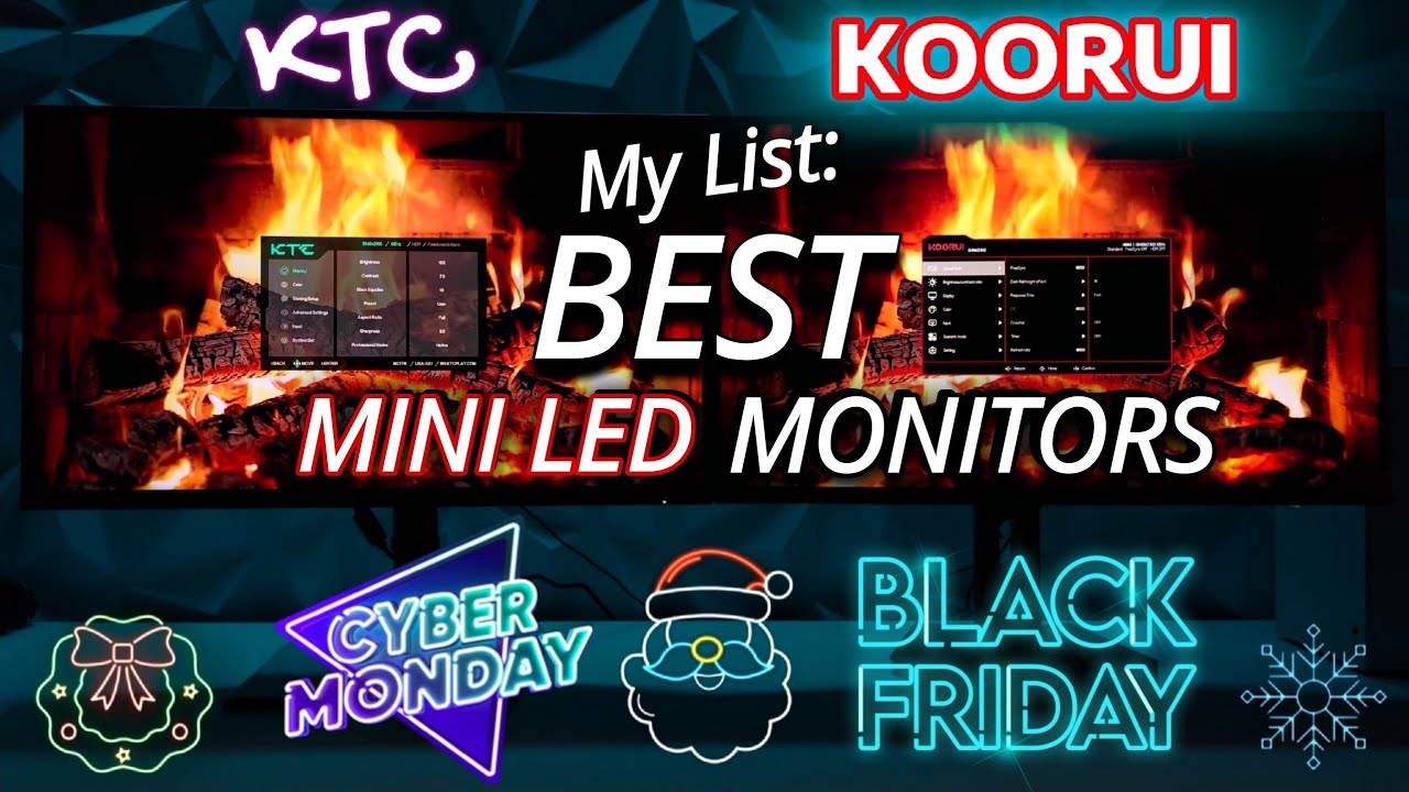 Best Mini LED Gaming Monitors Black Friday / Cyber Monday TCL, MSI ...