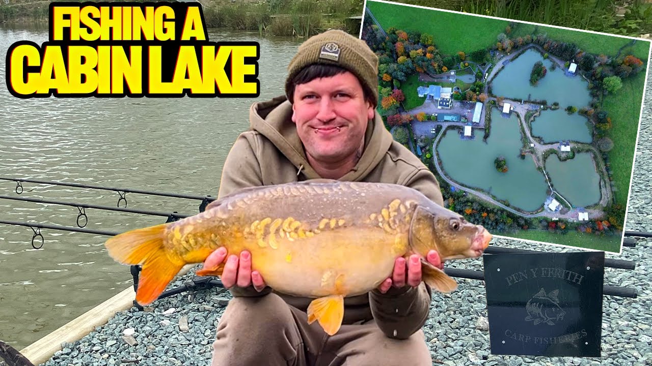 Fishing Adventure at the Stunning New Cabin Lake | Pen Y Ffrith Fishery ...