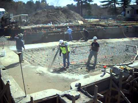 Shooting Gunite, the right way. - YouTube