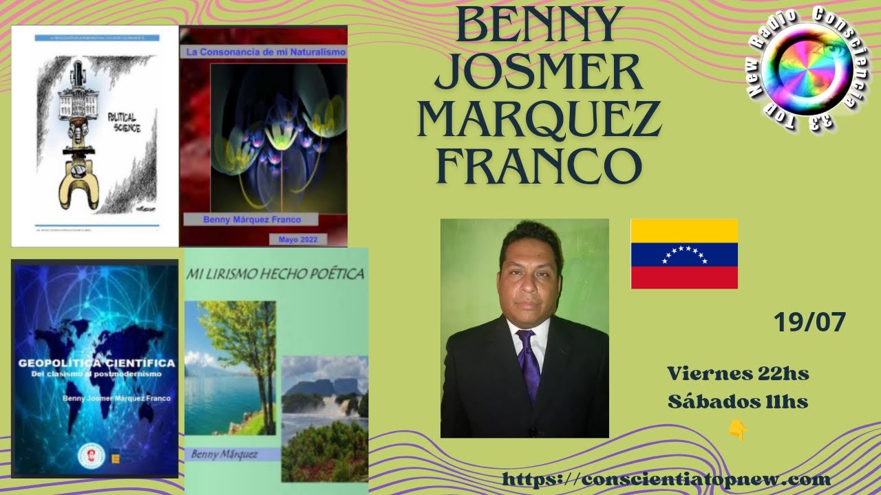 Benny Josmer Marquez desde Venezuela en Conscienciatopnew - YouTube