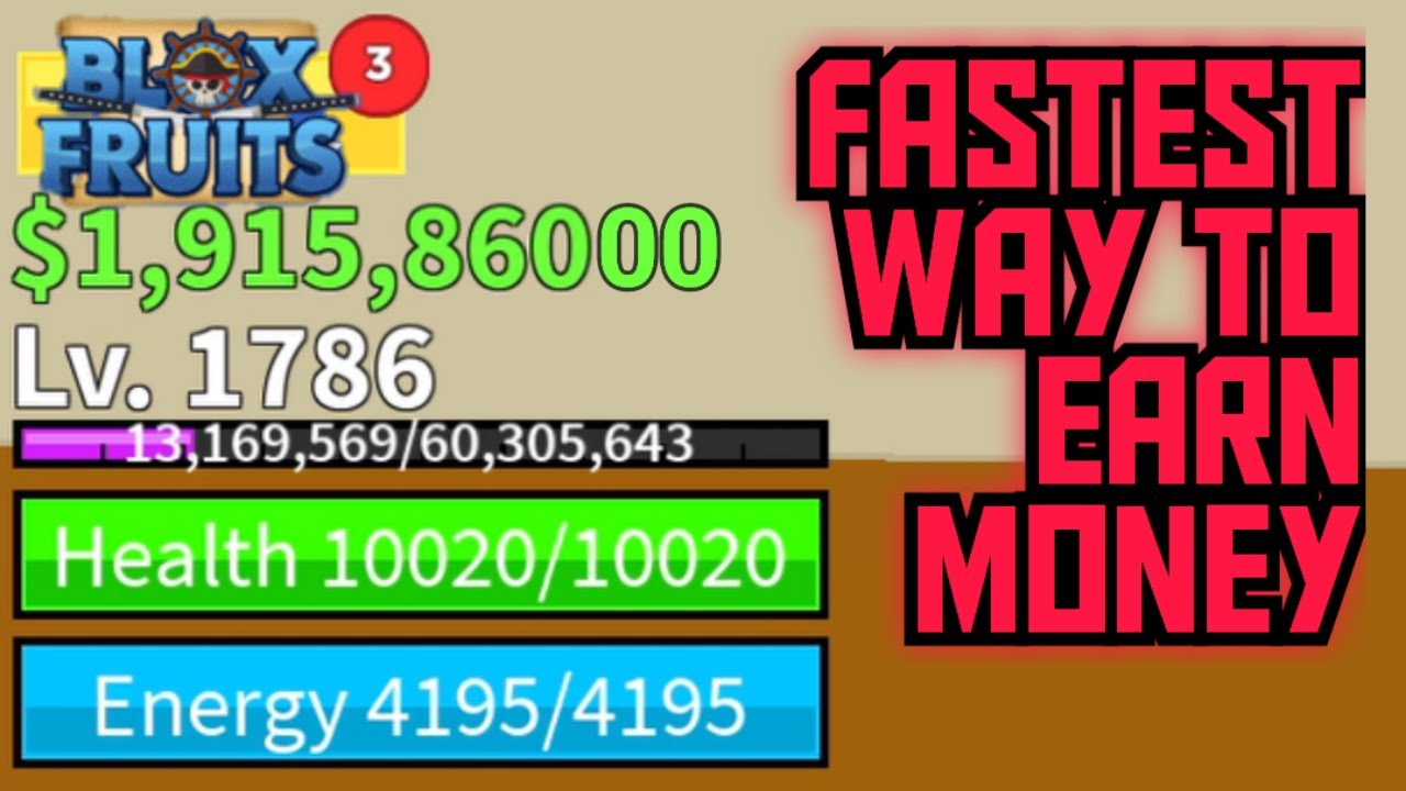 FASTEST Way to Earn MONEY In Second Sea BLOX FRUITS | Roblox - YouTube