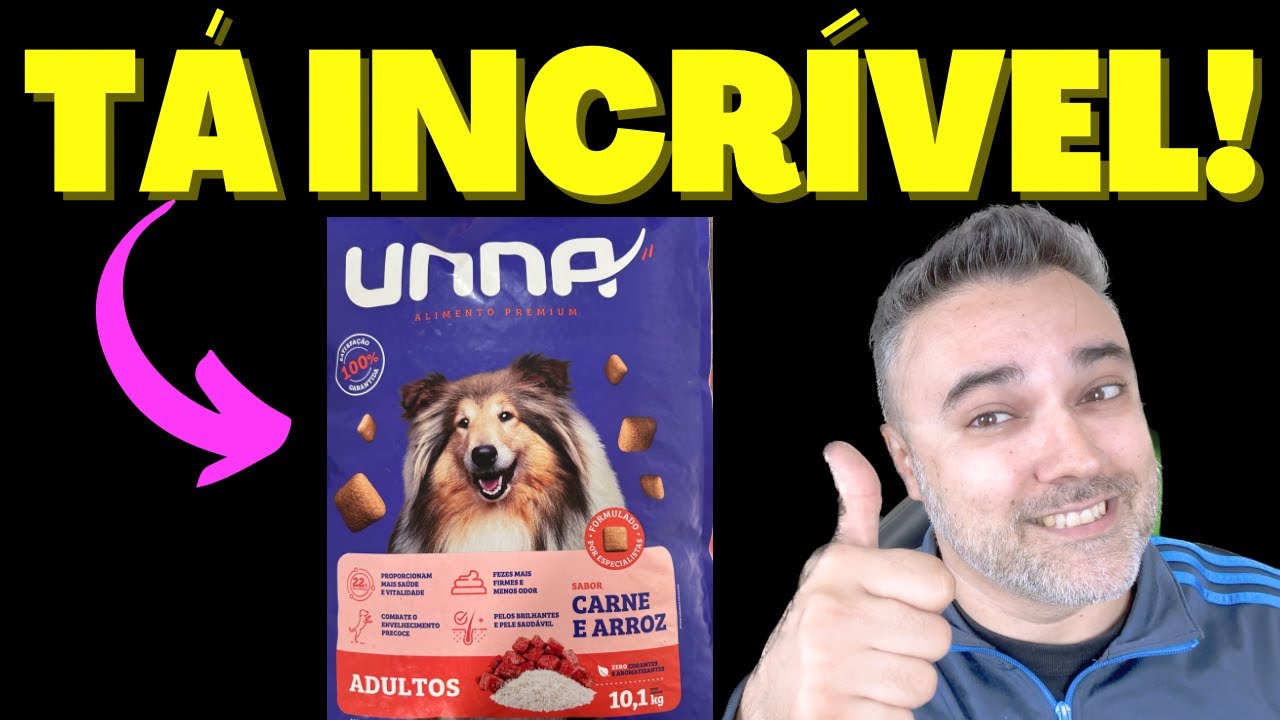 Ração UNNA TÁ INCRÍVEL!!! | Ração cachorro - YouTube