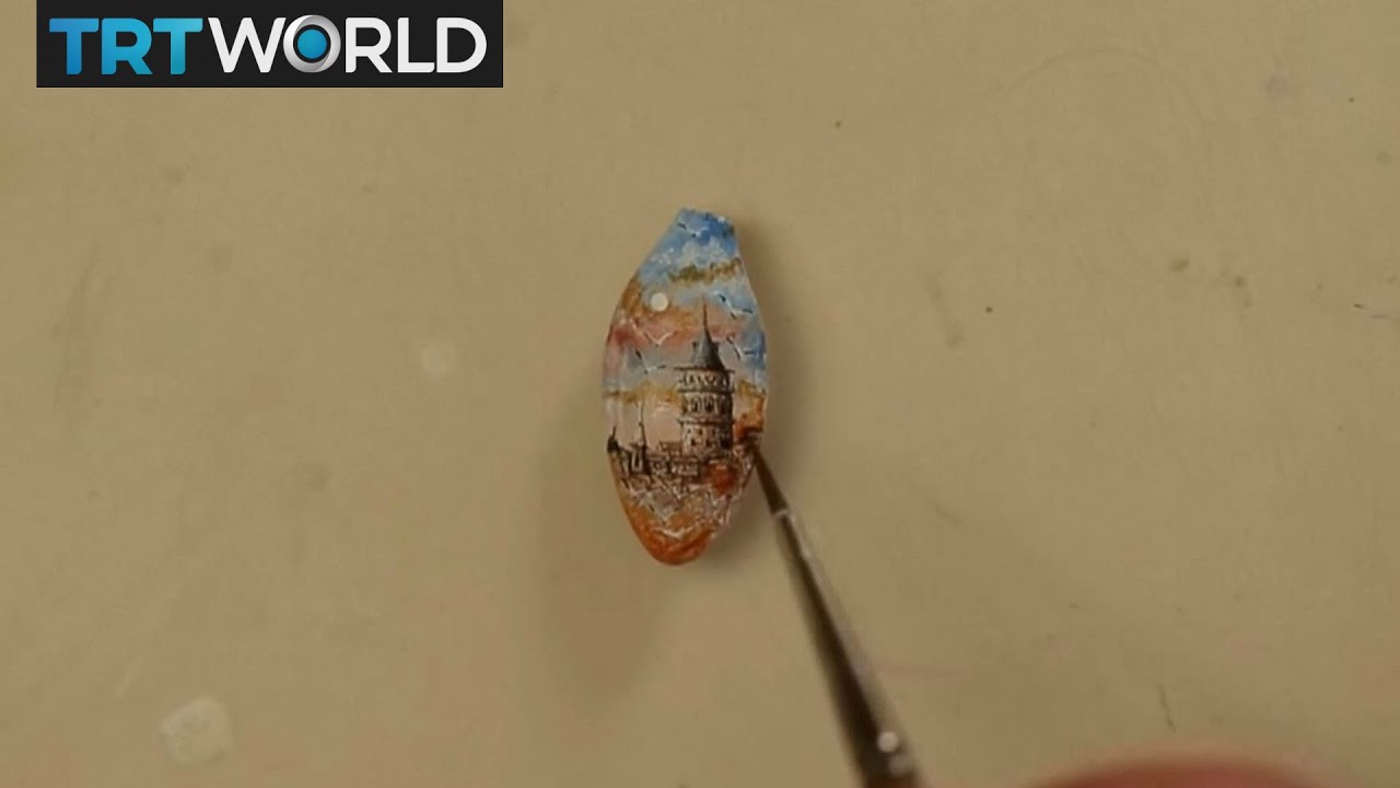 'Microangelo' paints landscapes on seeds - YouTube