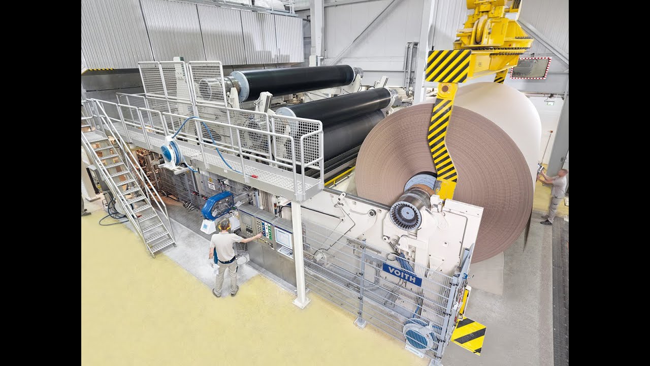 PKVarel Papierproduktion - YouTube