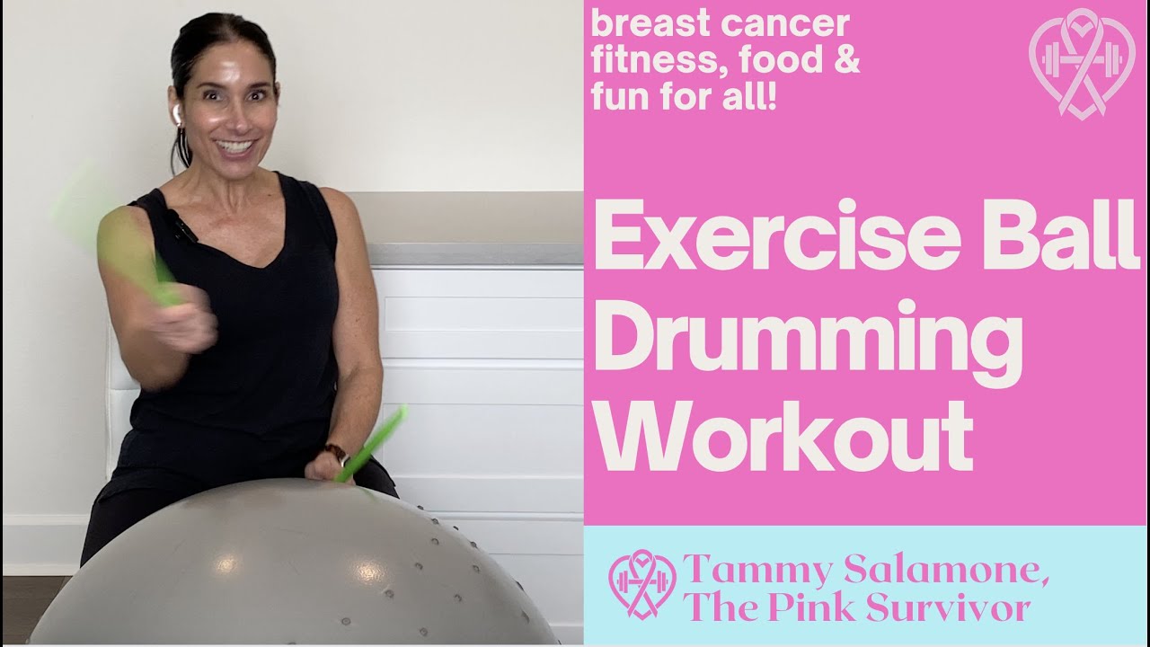 Exercise Drumming Workout | Big Ball Drum Workout | Tammy Salamone, The ...