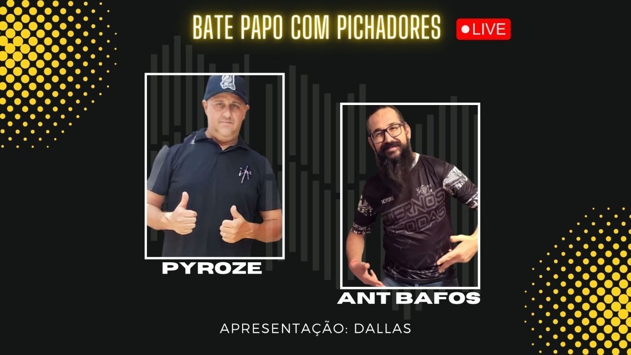 Bate Papo Com Pichadores participantes: Pyroze & Ant Bafos - YouTube