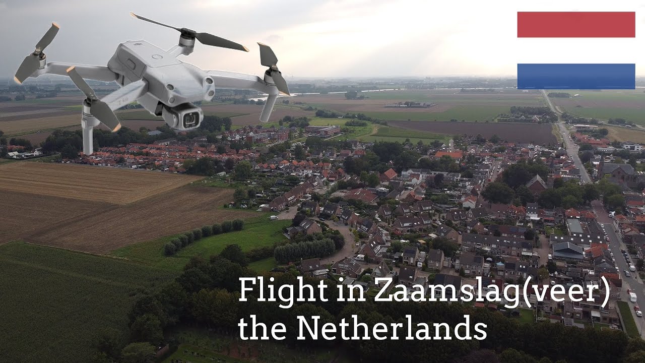 Flight in Zaamslag Netherlands - Province of Zeeland - YouTube