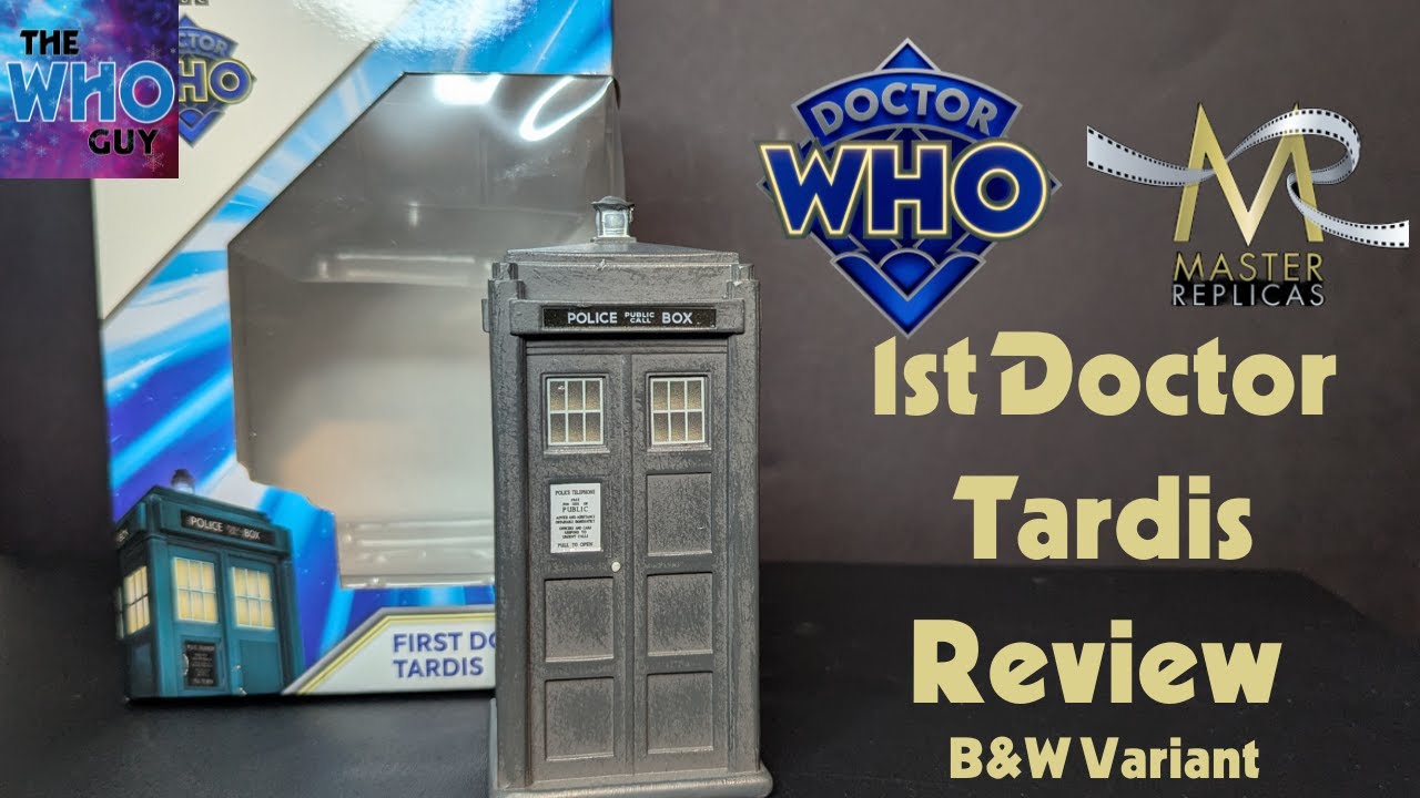 Master Replicas Doctor Who 1st Doctor Tardis Review B&W Variant - YouTube