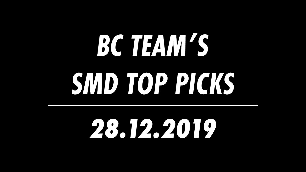 SMD # 12 29.12.19 Top Picks Part 1 - YouTube
