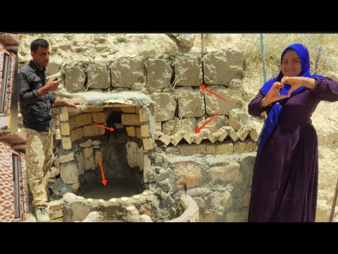 The art of a nomadic woman in building the most beautiful house and miraculous spring