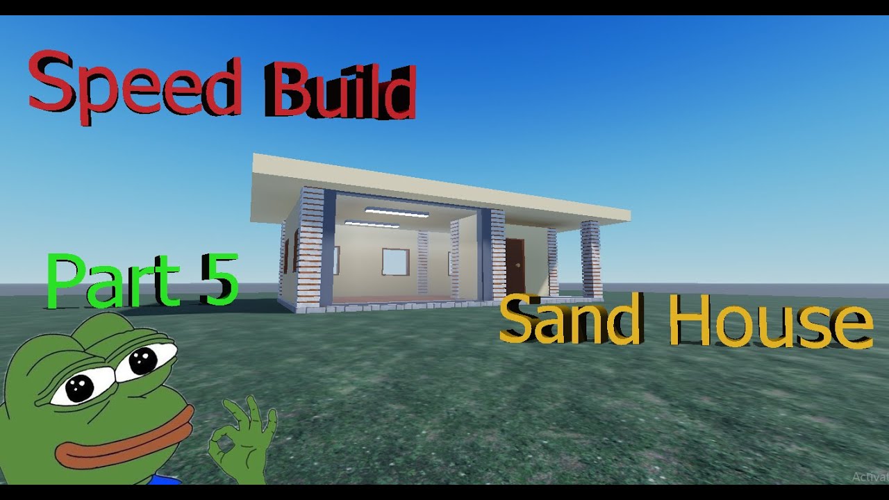 Speed Buliding : Sand House - YouTube