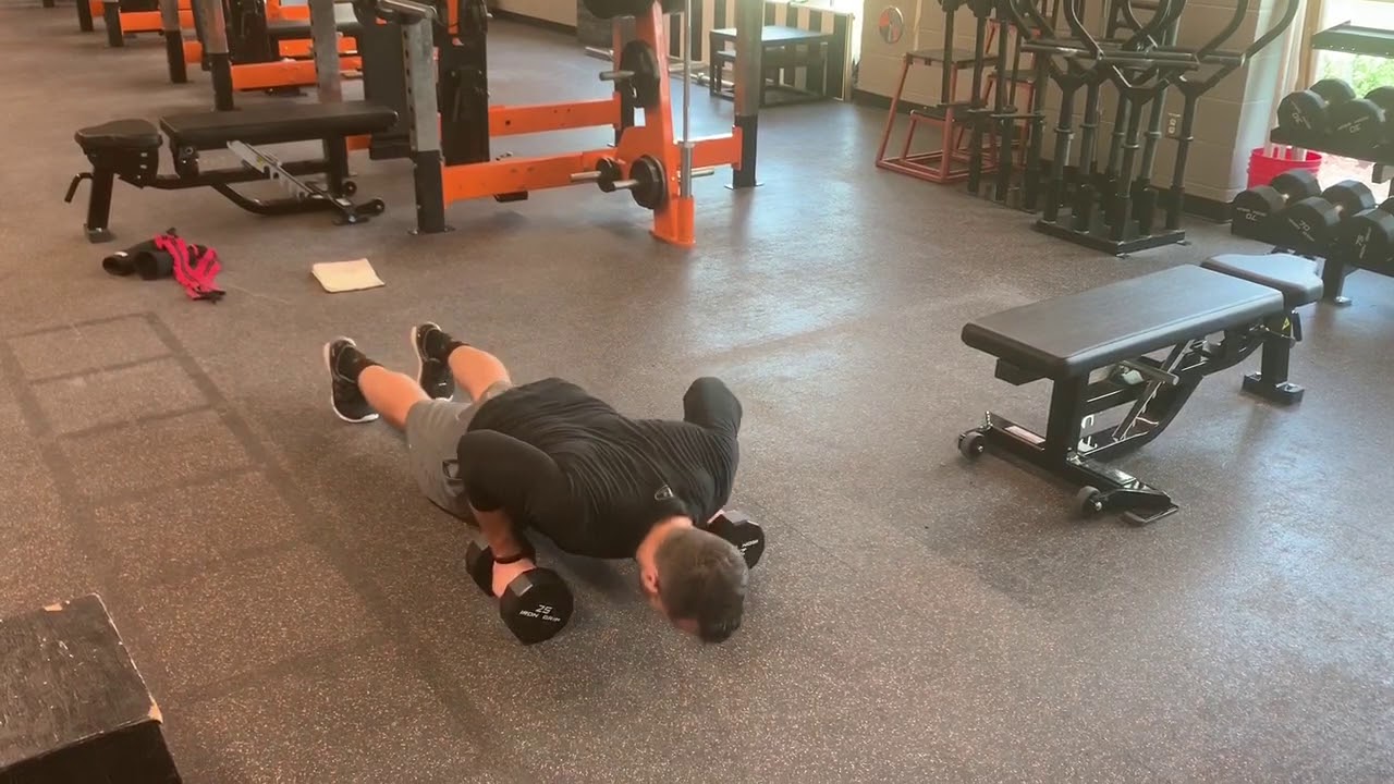 Dumbbell Neutral Grip Push Up - YouTube