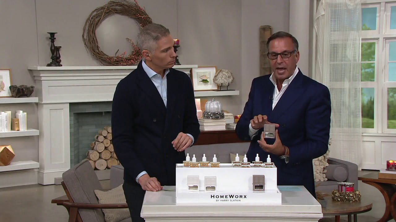 HomeWorx by Harry Slatkin Set of 2 Plug In Diffusers on QVC - YouTube
