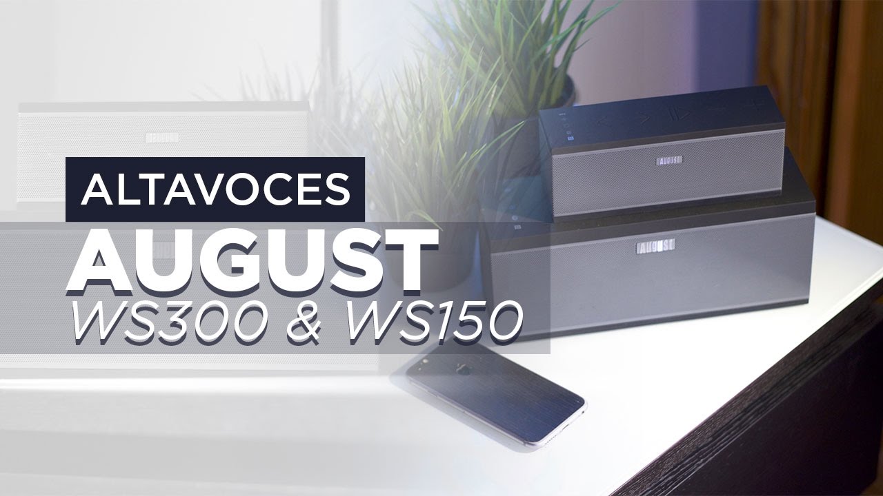 Altavoces Multiroom Wifi y Bluetooth - August WS300 & WS150 ...