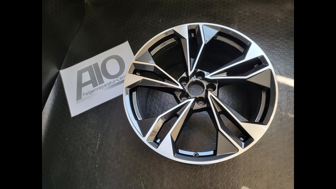LF1 Felgenfarbe Audi A5 S5 Typ 8W B9 Alufelge Polygon-Design ...